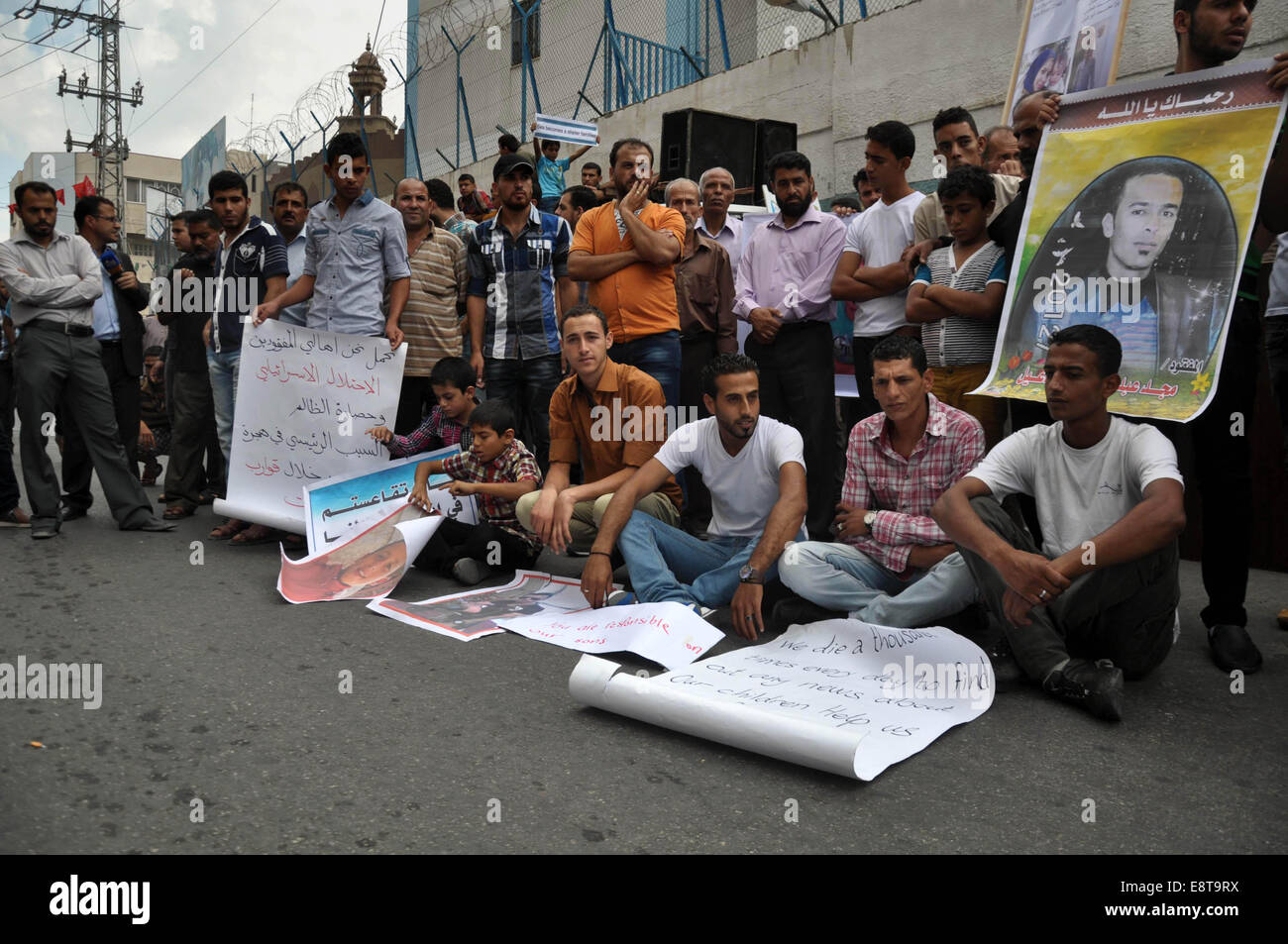 Gaza City, Gaza Strip, Palestinian Territory. 13th Oct, 2014 ...