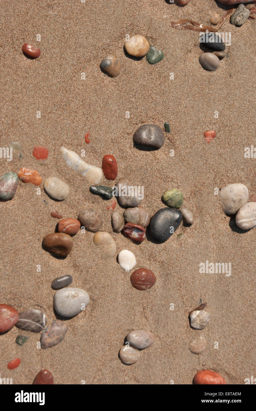 pebbles and sand Stock Photo - Alamy