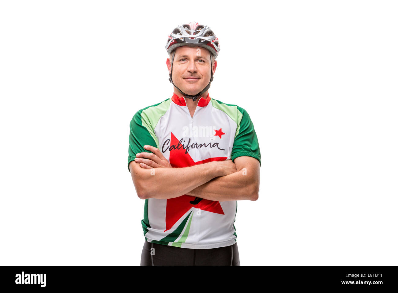 Cyclist smile hi-res stock photography and images - Alamy
