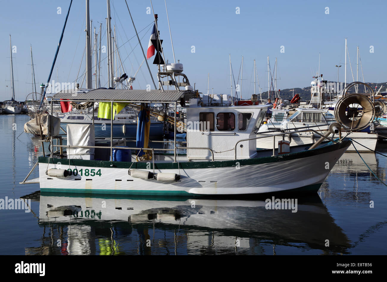 Fishing boat in the south of france.The French Riviera.Fishing boat ...