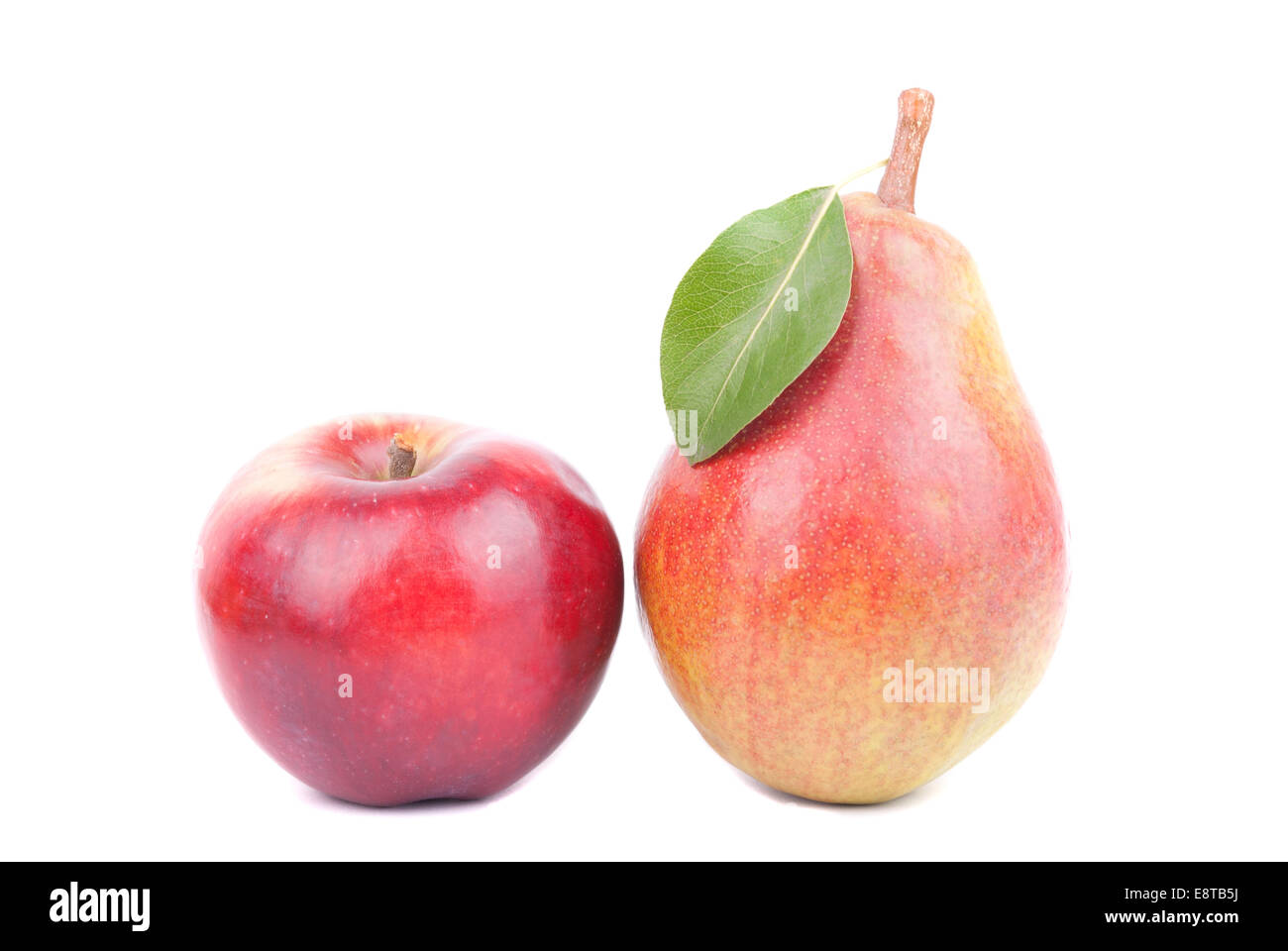 Delicious pear apple fruit Cut Out Stock Images & Pictures - Alamy