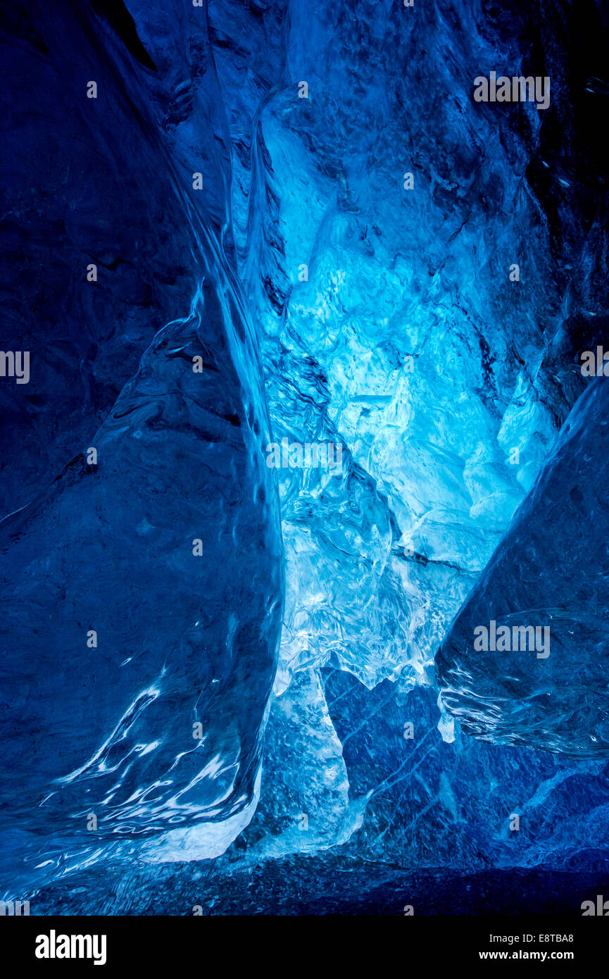 Ceiling of ice cave Stock Photo - Alamy