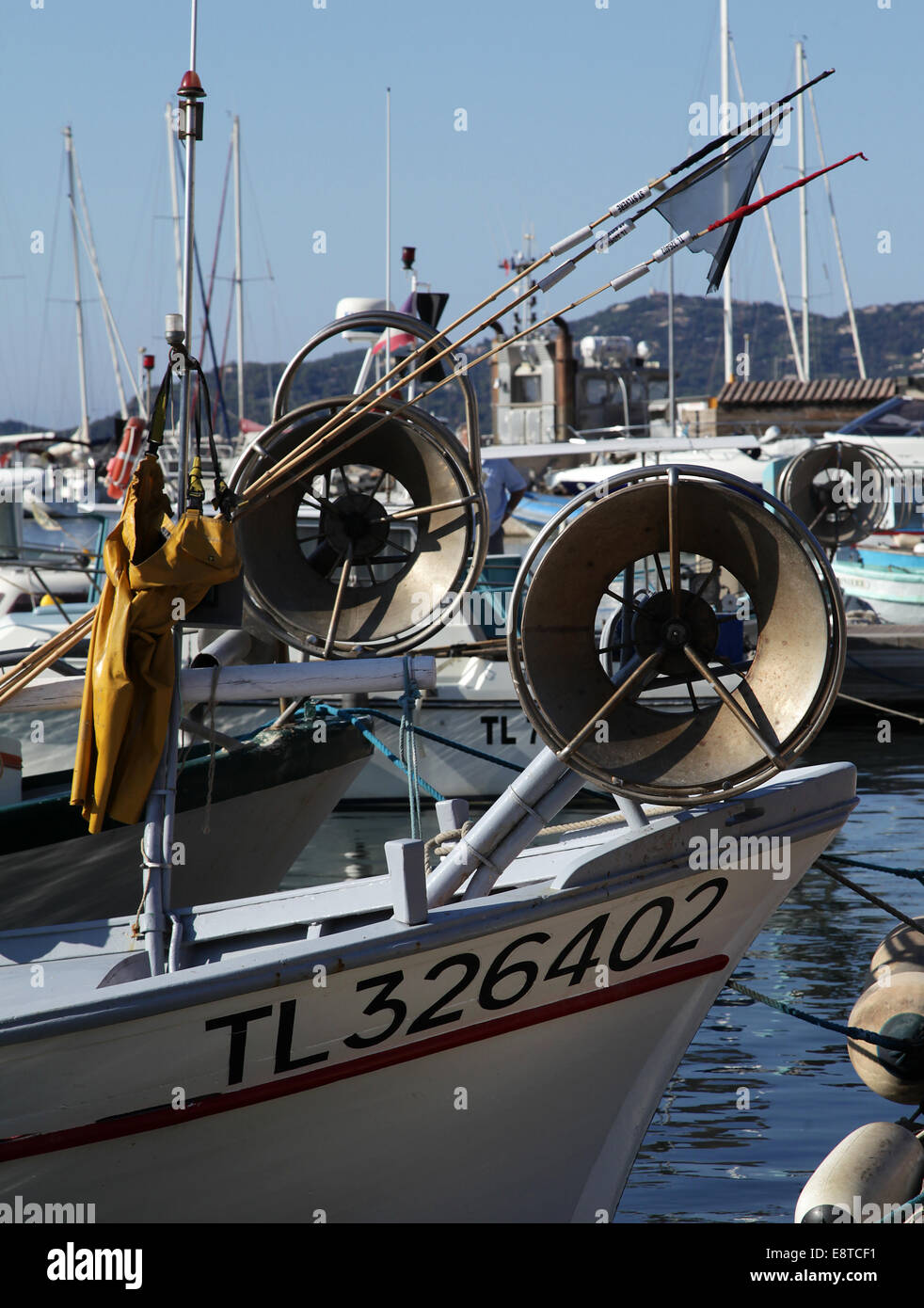 Fishing boat in the south of france.The French Riviera.Fishing boat ...