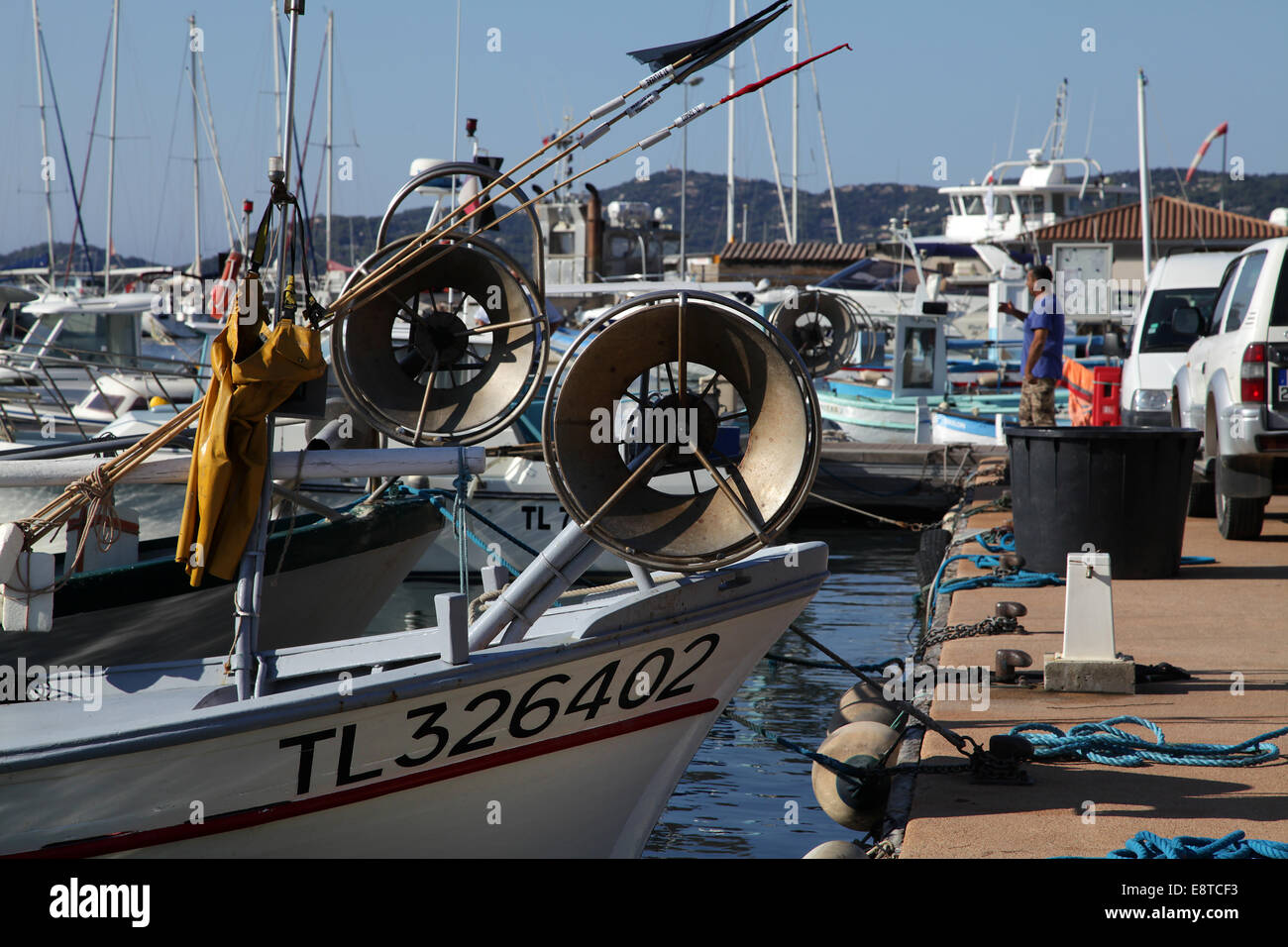 Fishing boat in the south of france.The French Riviera Stock Photo - Alamy