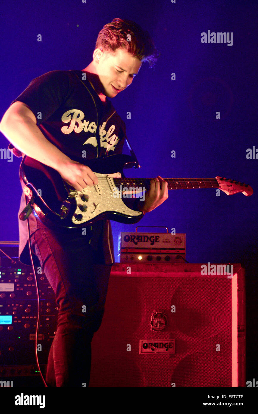 Berlin, Germany. 05th Oct, 2014. Guitarist Dan Rothman from the British ...