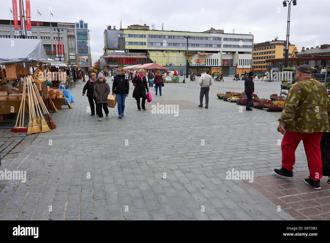 Market square, Kuopio Finland Stock Photo - Alamy