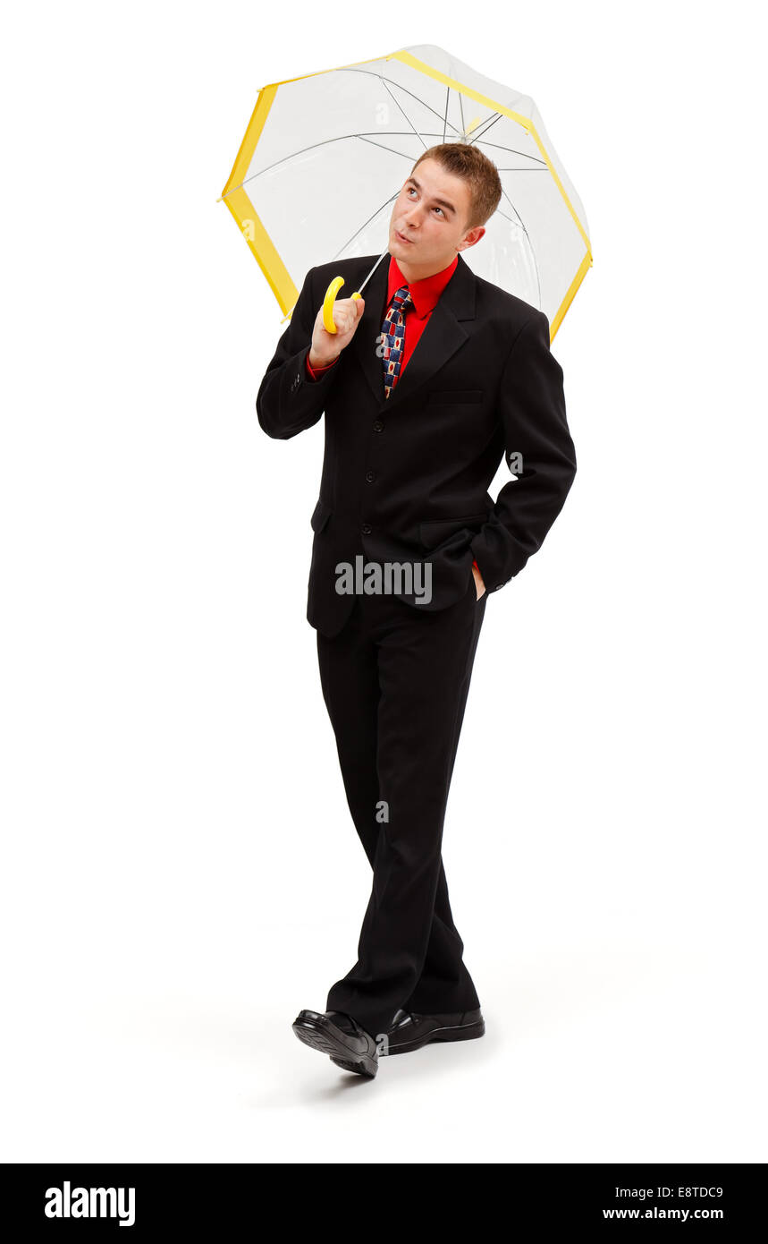 Umbrella Covering Head And Face High Resolution Stock Photography and ...