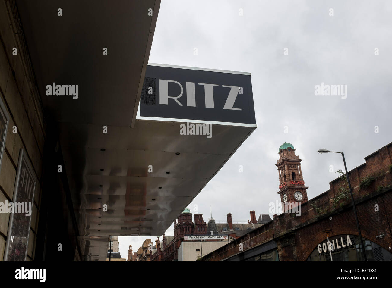 Exterior of the Ritz in Manchester on Whitworth Street. Landscape ...