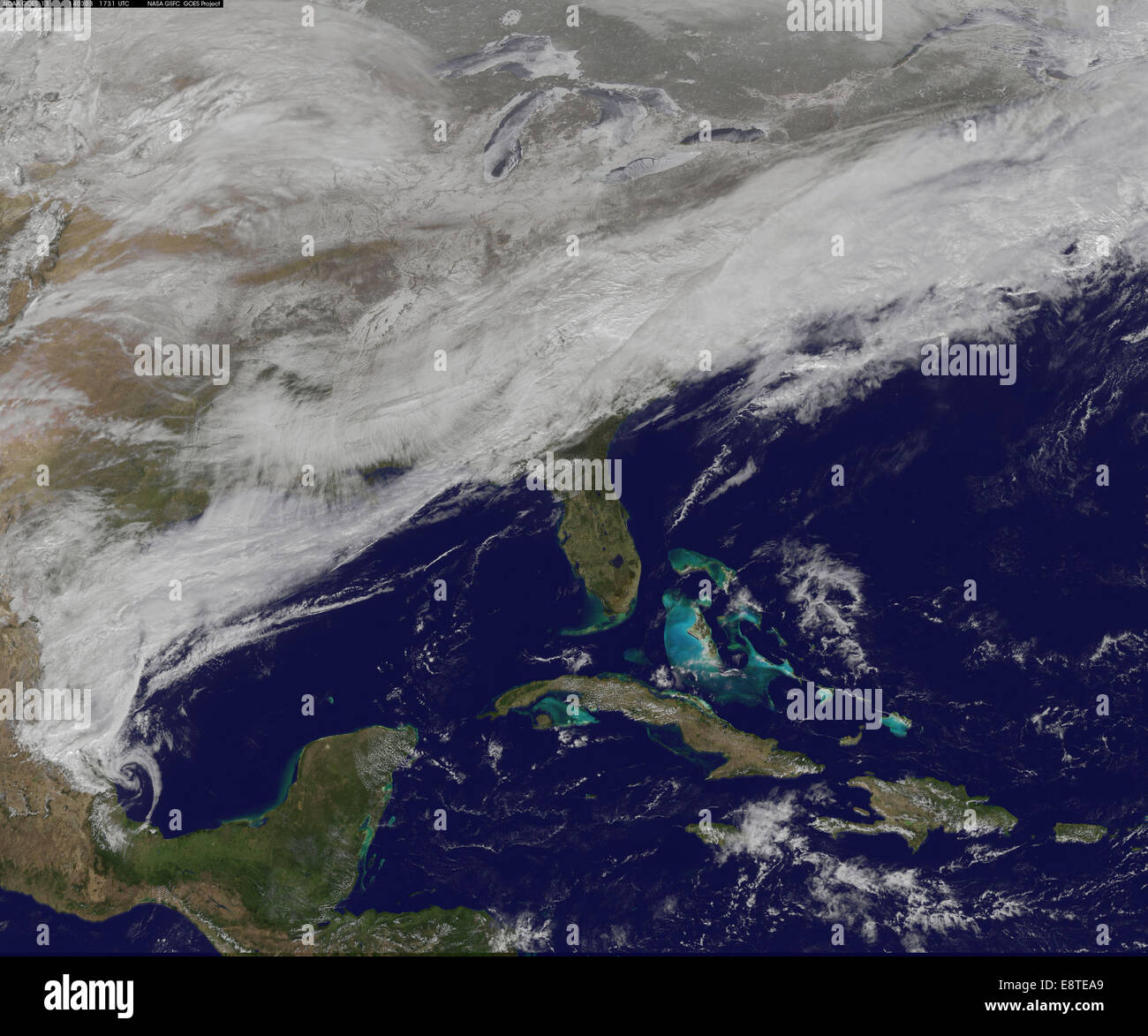 Atlantic storm satellite hi-res stock photography and images - Alamy