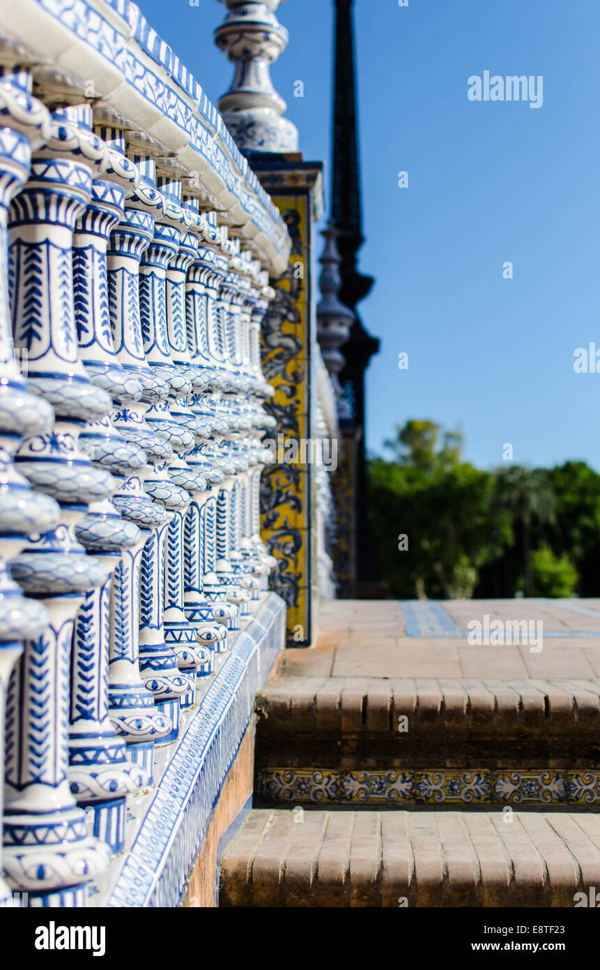 Plaza de España, Seville, Spain. Bult in 1929 for the Universal ...