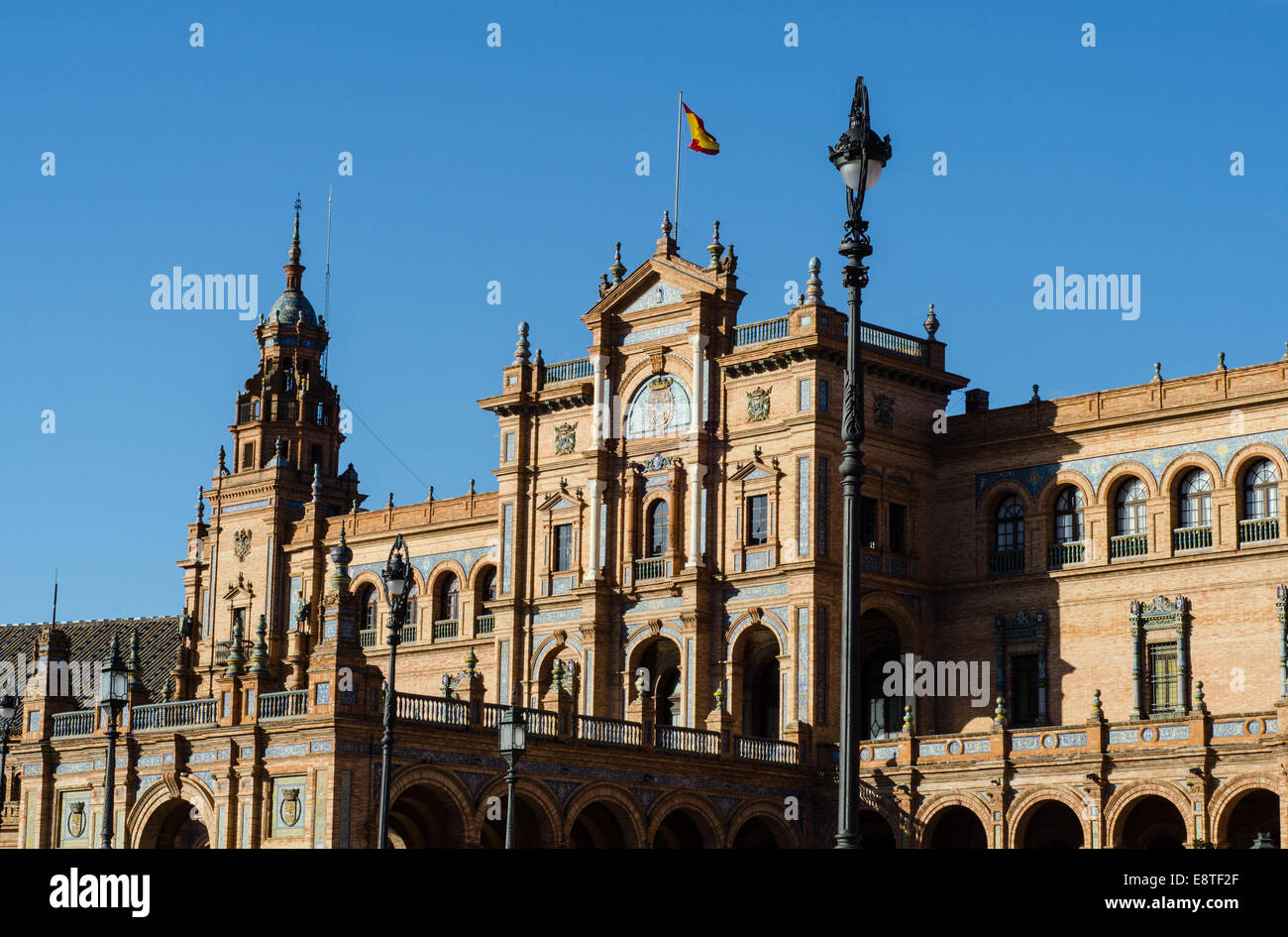 Plaza de España, Seville, Spain. Bult in 1929 for the Universal ...
