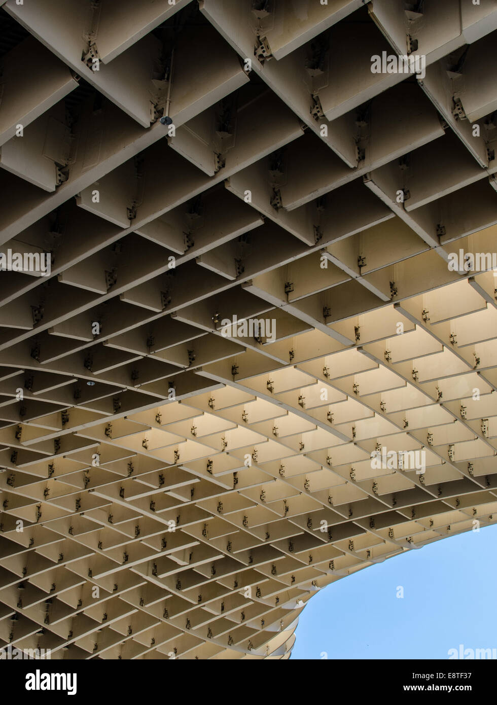 "La Seta", or Metropol Parasol, is a wooden structure located at La ...