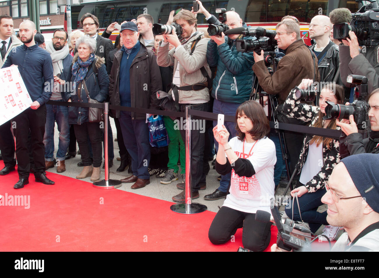 Grand Opening of the Uniqlo Flagshipstore at Tauenzienstrasse Featuring ...