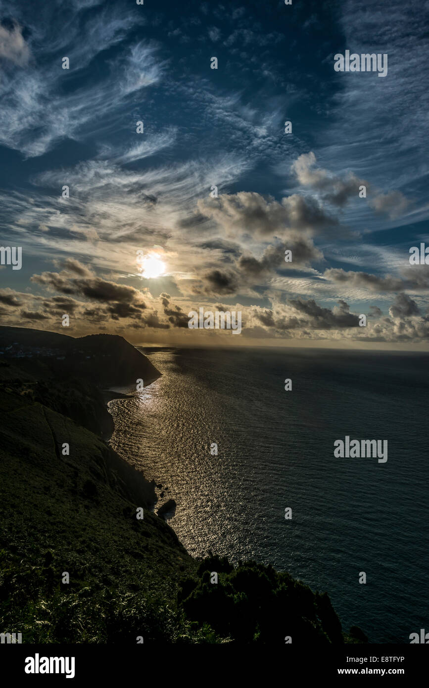 Countisbury south west coastal path hi-res stock photography and images ...