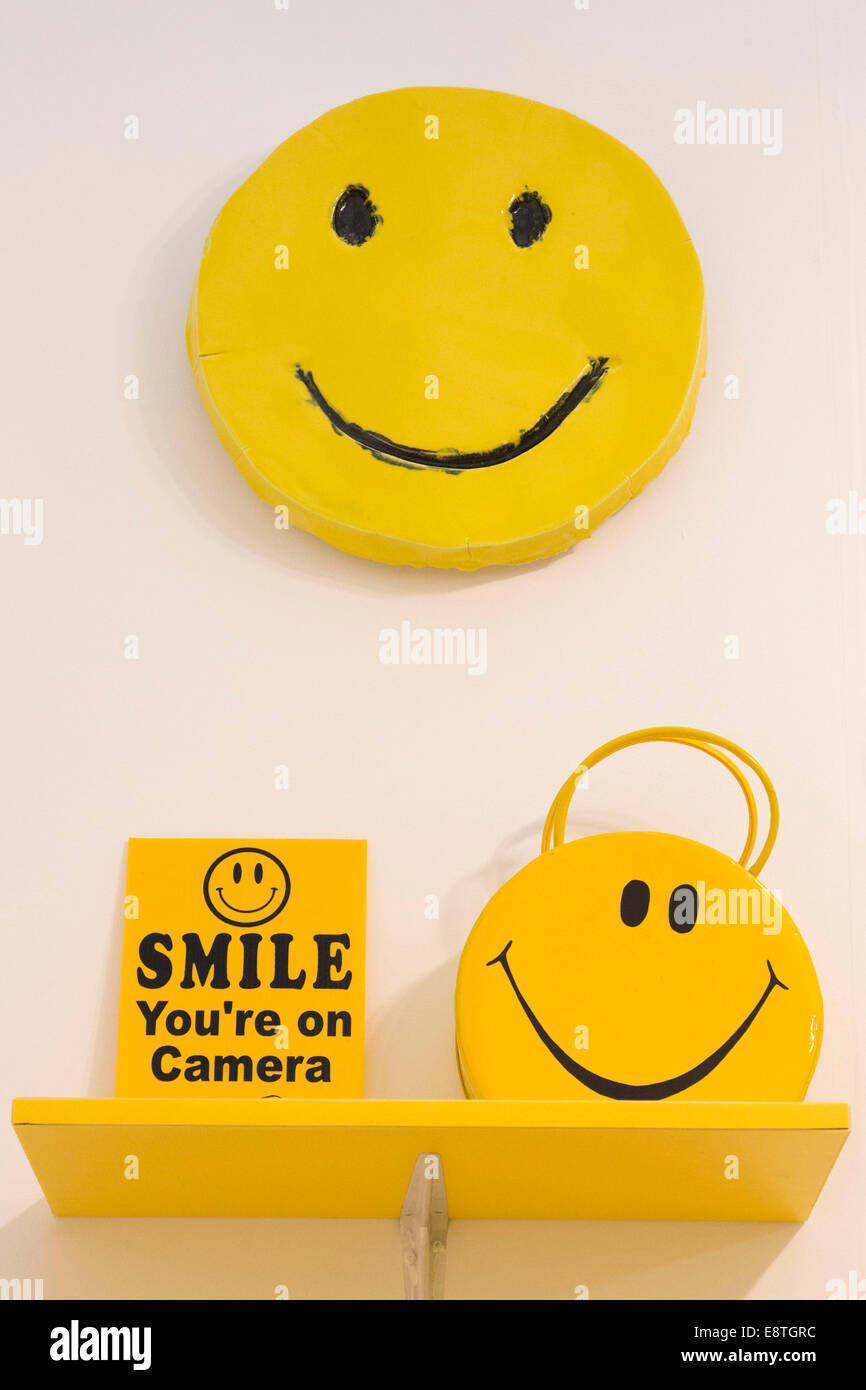 Frieze Art Fair 2014, Smileys from Studio 94 New York Stock Photo - Alamy