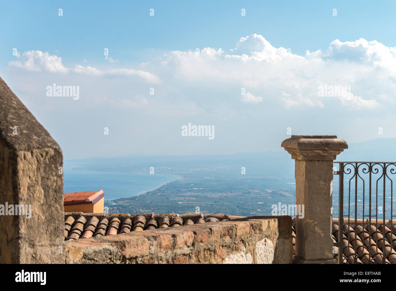 Medieval castle at castelmola hi-res stock photography and images - Alamy