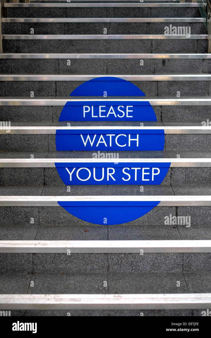 Watch your step hi-res stock photography and images - Alamy