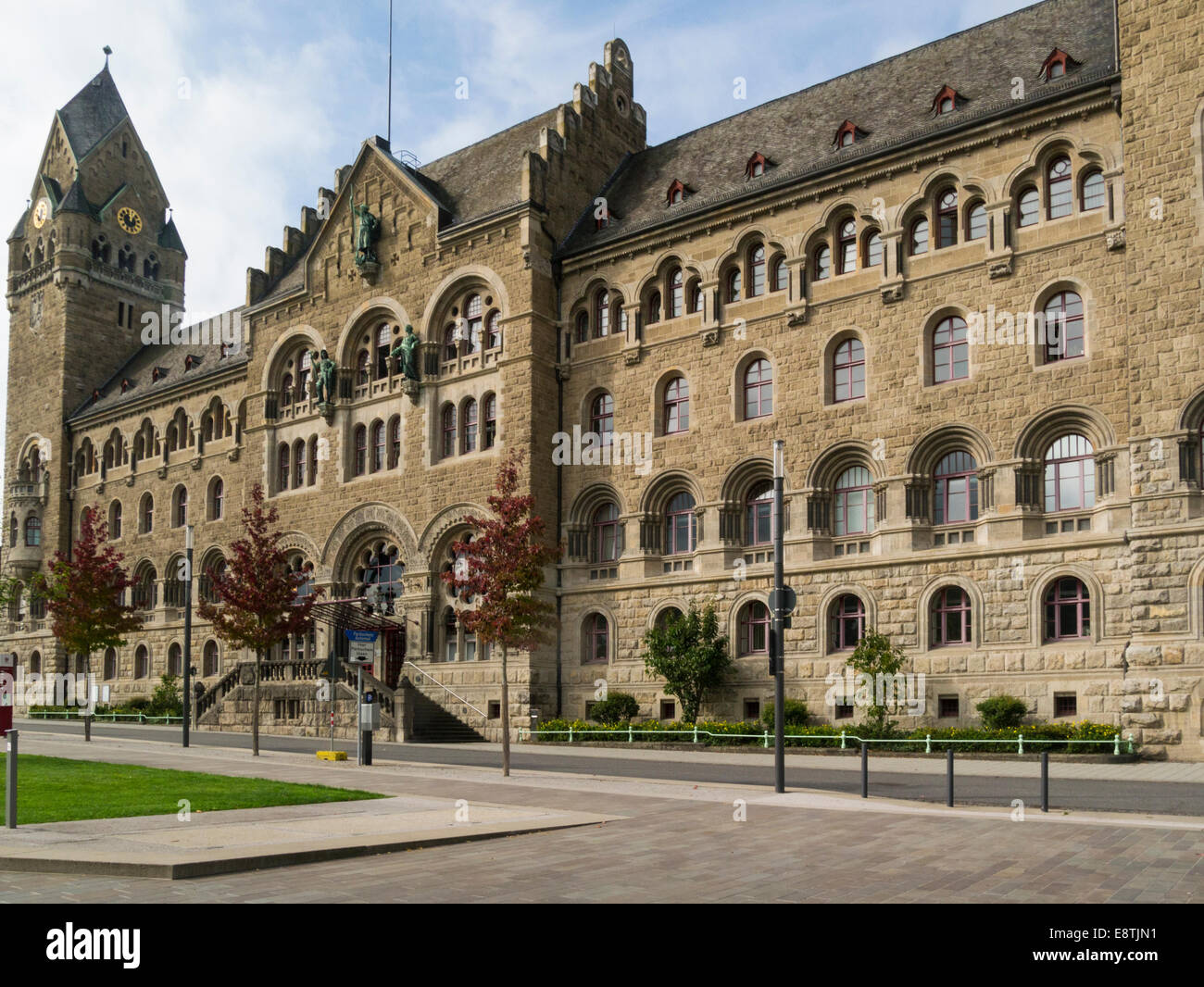 Former Prussian government building in Koblenz headquarters of BAAINBw ...