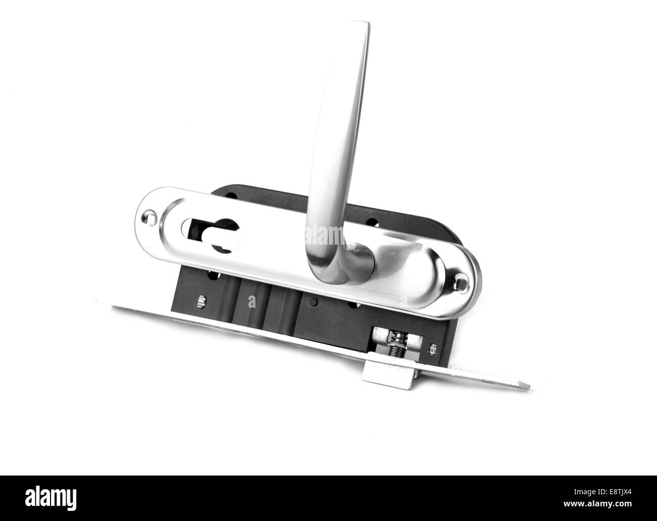 Lock on white Black and White Stock Photos & Images - Alamy