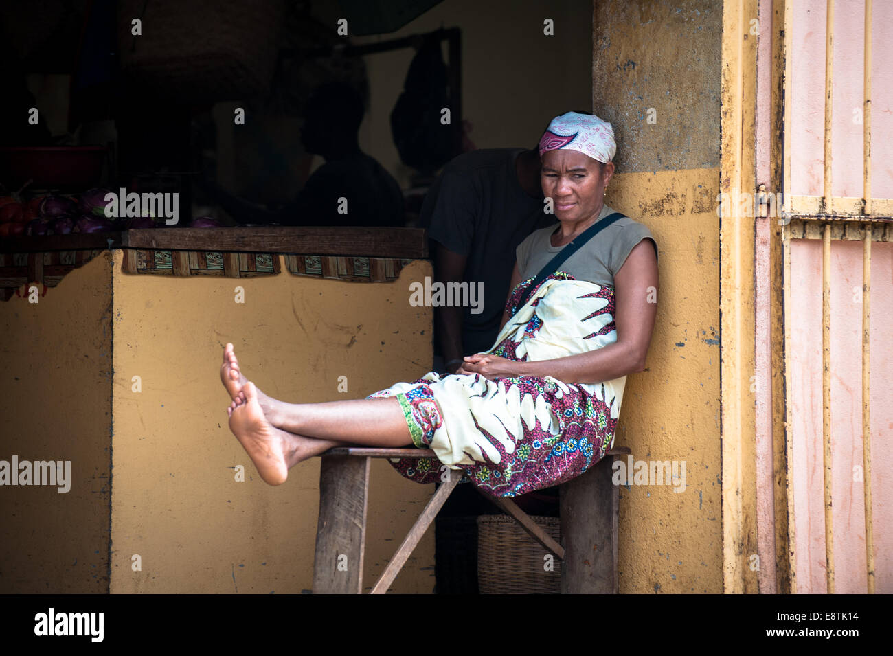 Life in rural poor village, Madagascar, Africa Stock Photo - Alamy