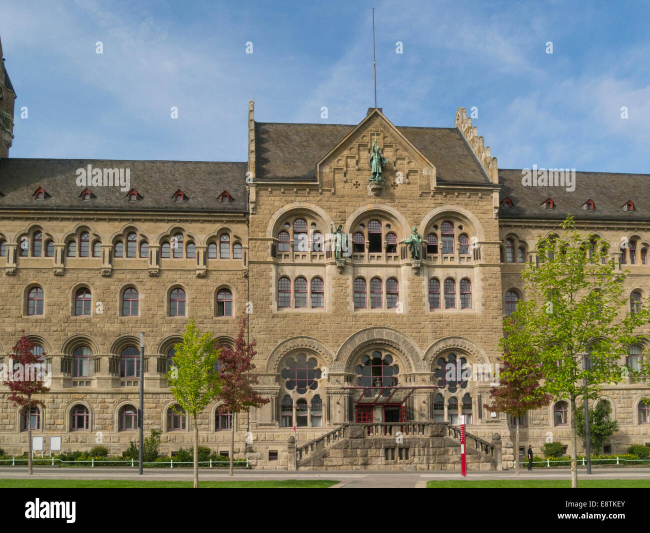 Former Prussian government building in Koblenz headquarters of BAAINBw ...