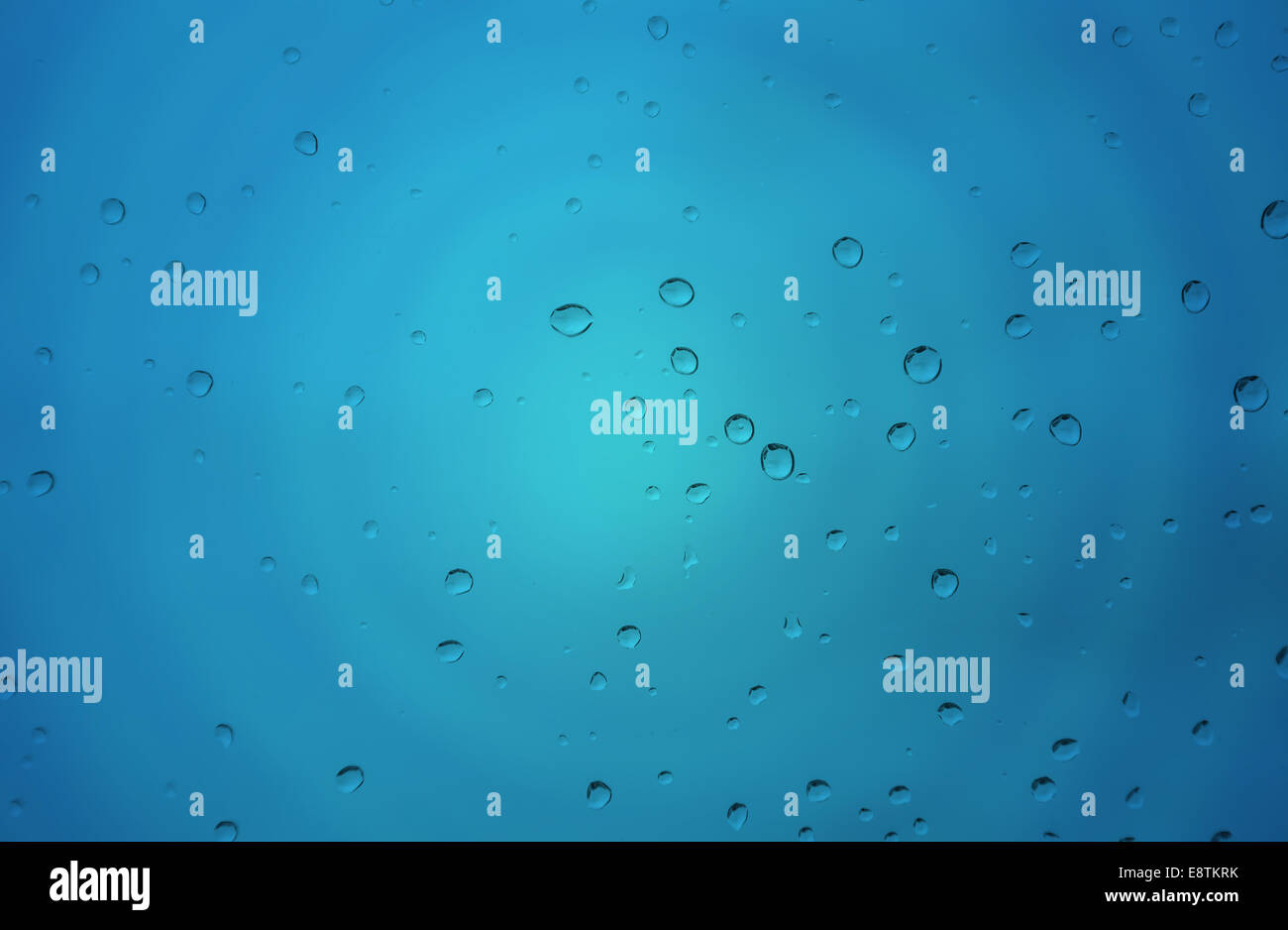 abstract blue color background with drop water Stock Photo - Alamy