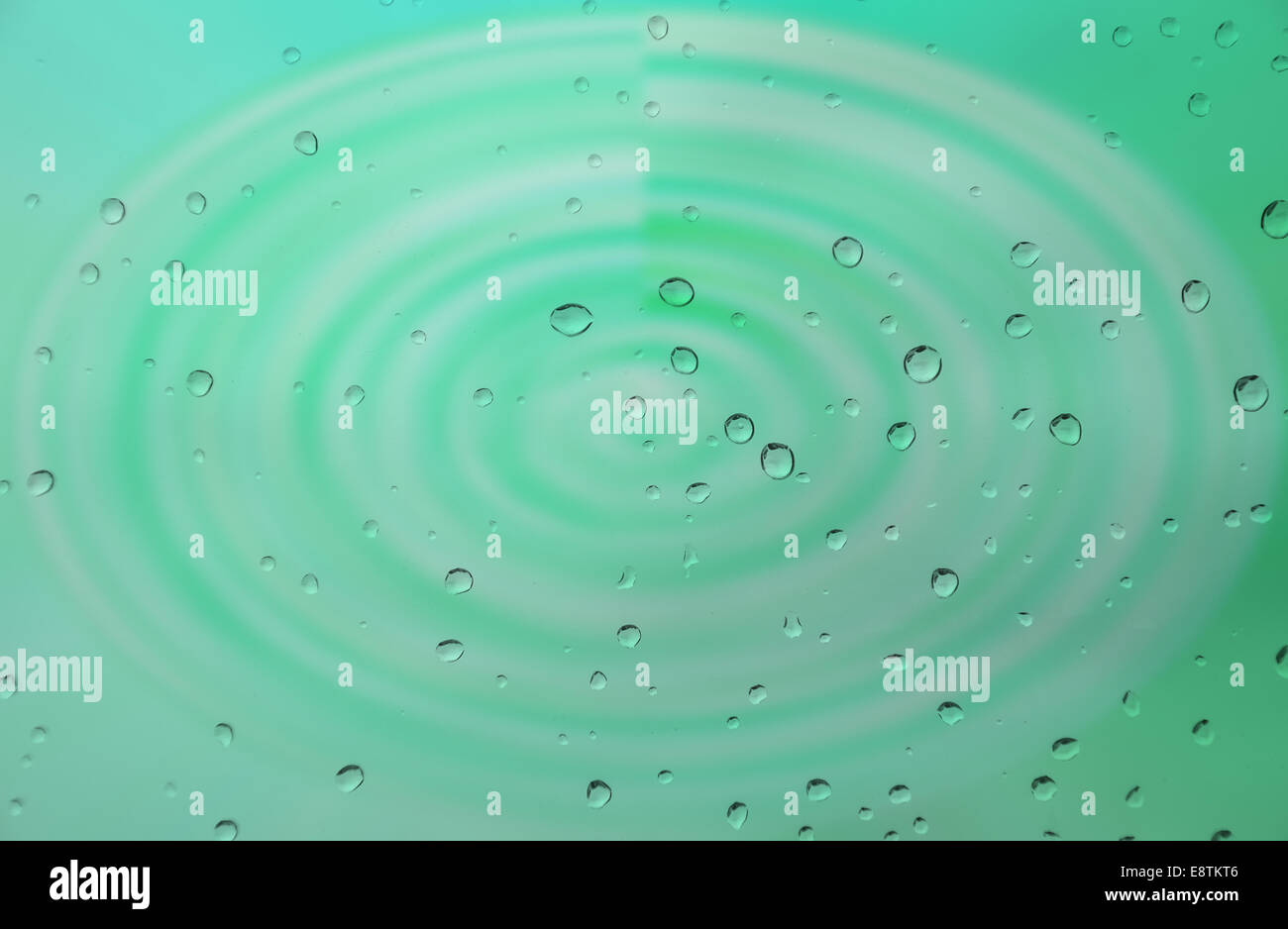 abstract green color background with drop water Stock Photo - Alamy