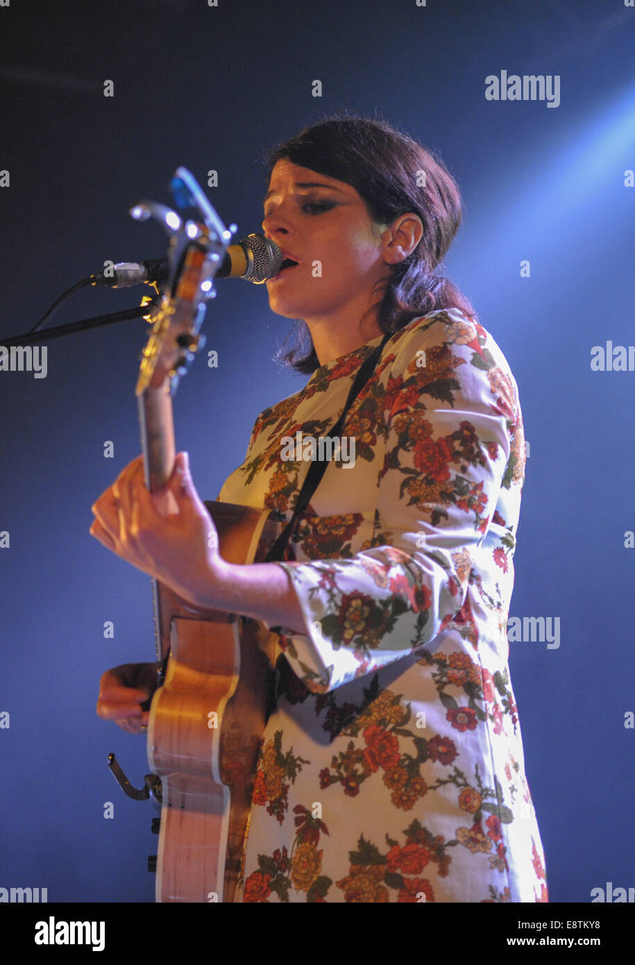Berlin, Germany. 08th Oct, 2014. British singer and guitarist Gemma Ray ...