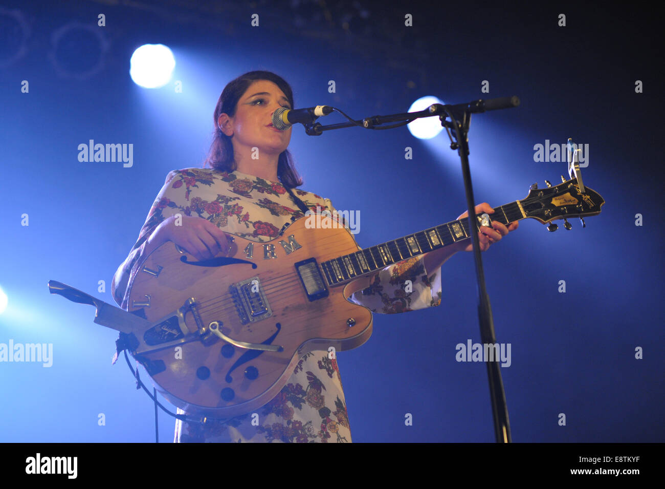 Berlin, Germany. 08th Oct, 2014. British singer and guitarist Gemma Ray ...