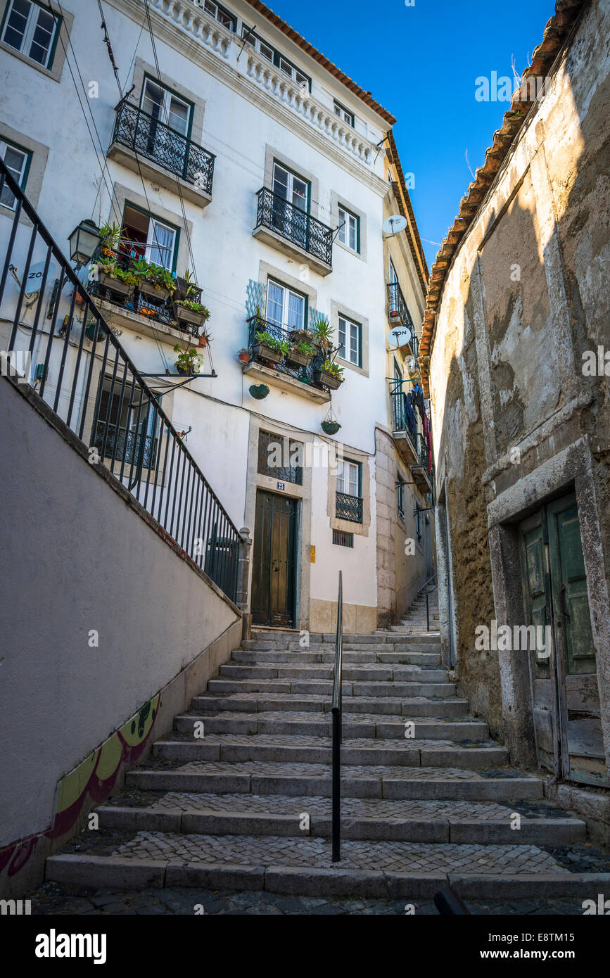 Portugal stairs steps old hi-res stock photography and images - Alamy
