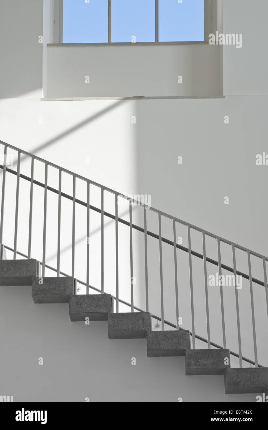 Stairs with Window as a Contemporary Architectural Element Stock Photo ...