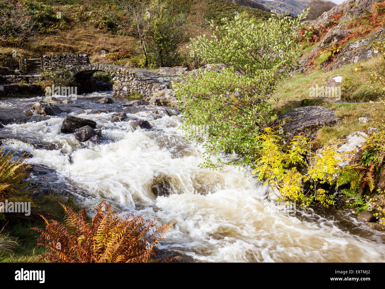 The Scandale Beck flowing under High Sweden Bridge, above Ambleside ...