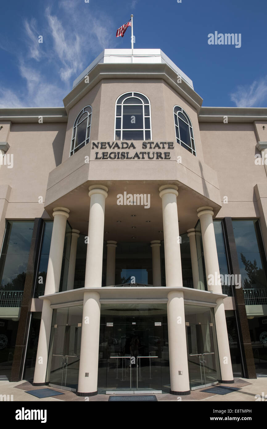 Nevada State Legislature building in Carson City, the Nevada state ...