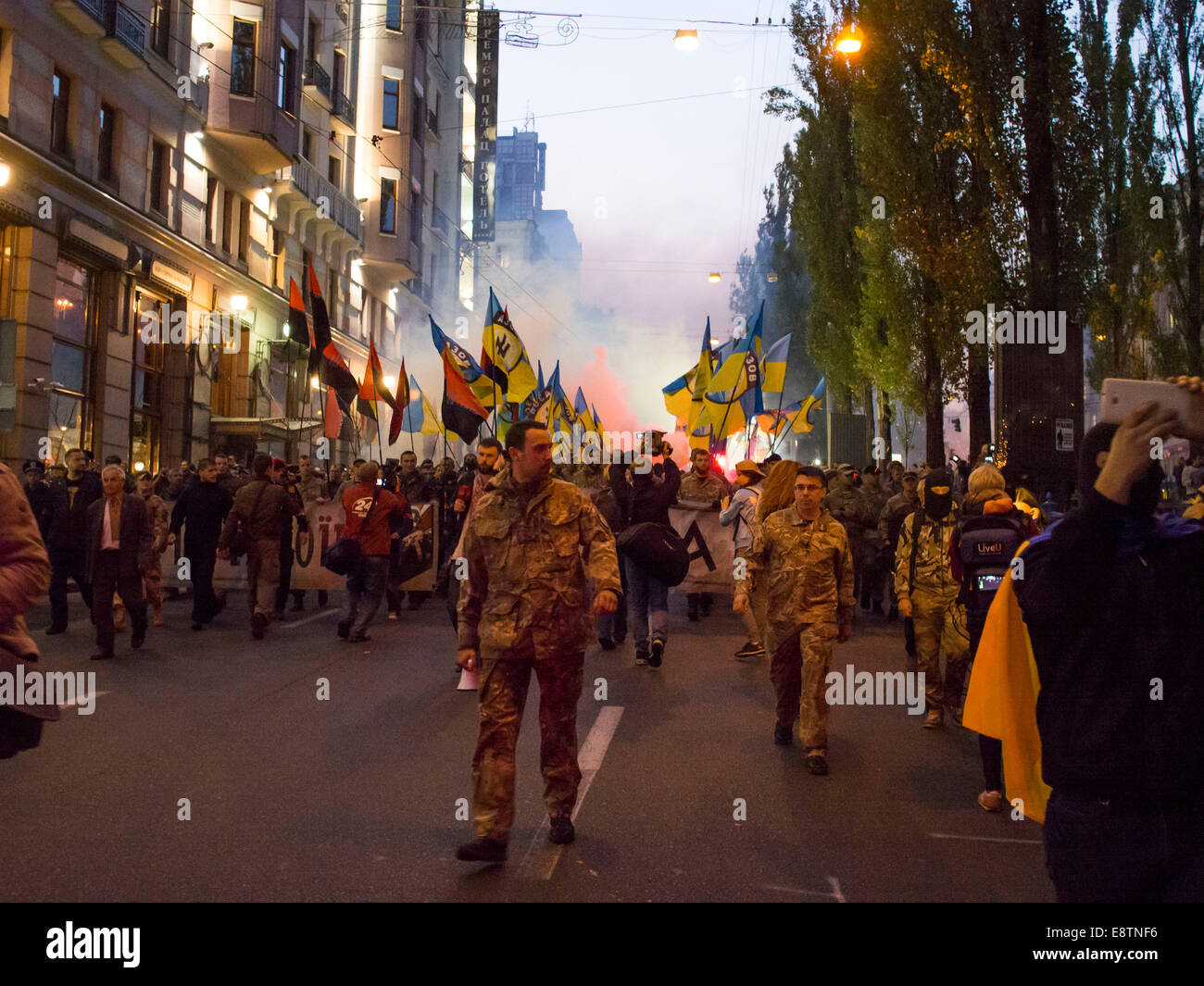 Torchlight procession bandera hi-res stock photography and images - Alamy