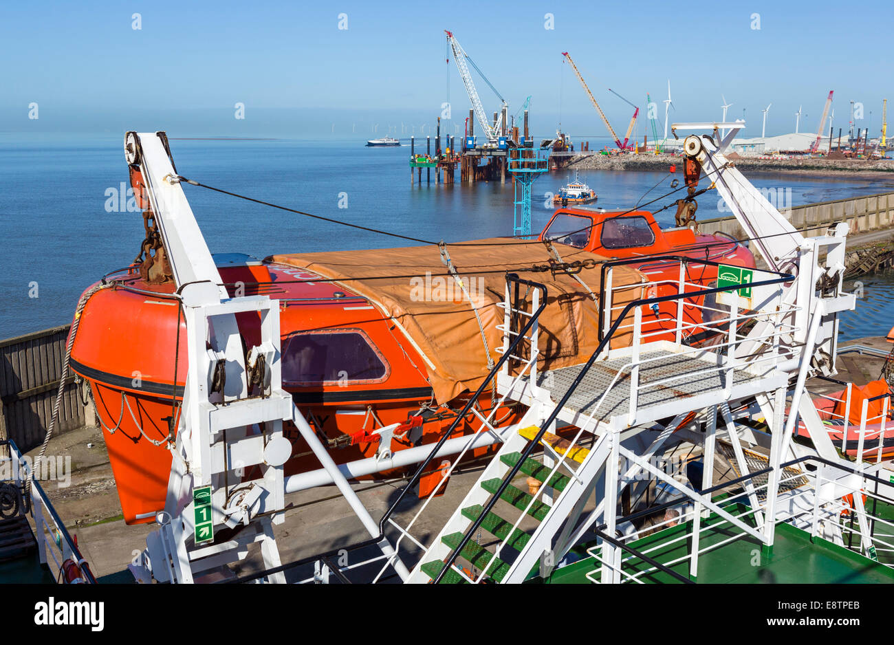 Enclosed lifeboat water hi-res stock photography and images - Alamy