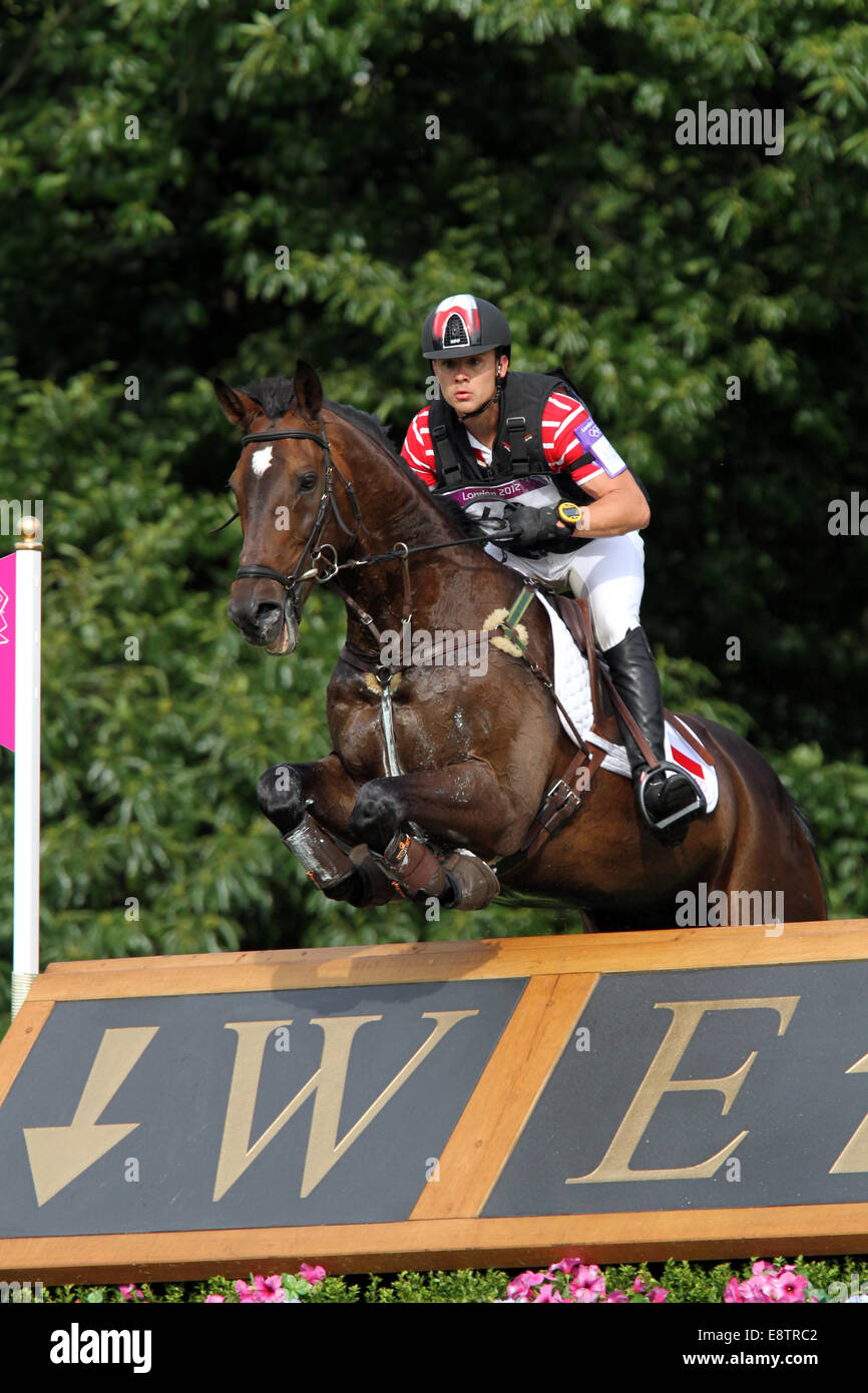 Pawel Spisak on Wag at the London 2012 Olympics Stock Photo - Alamy