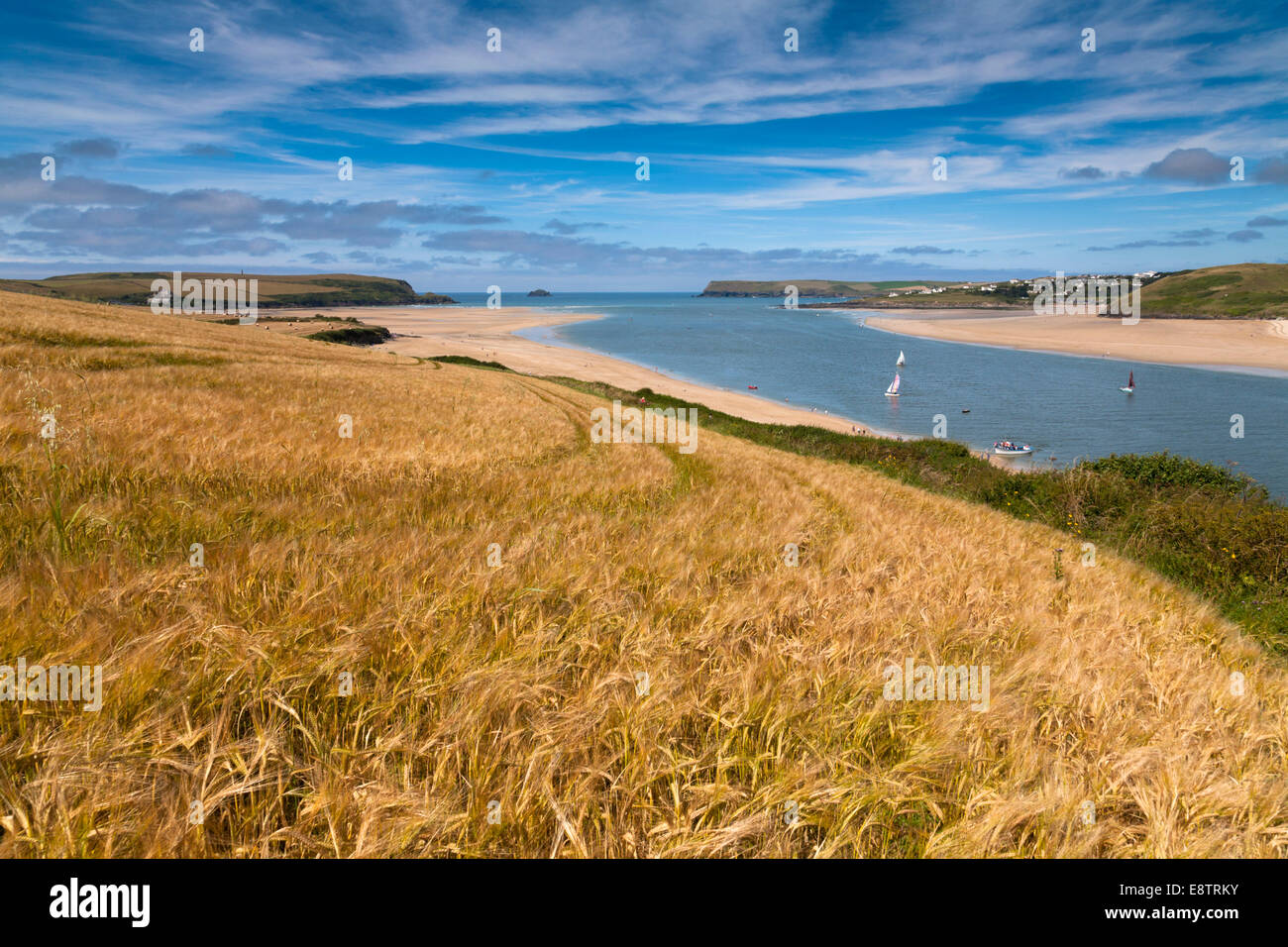 Padstow; Camel Estuary; Cornwall; UK Stock Photo - Alamy