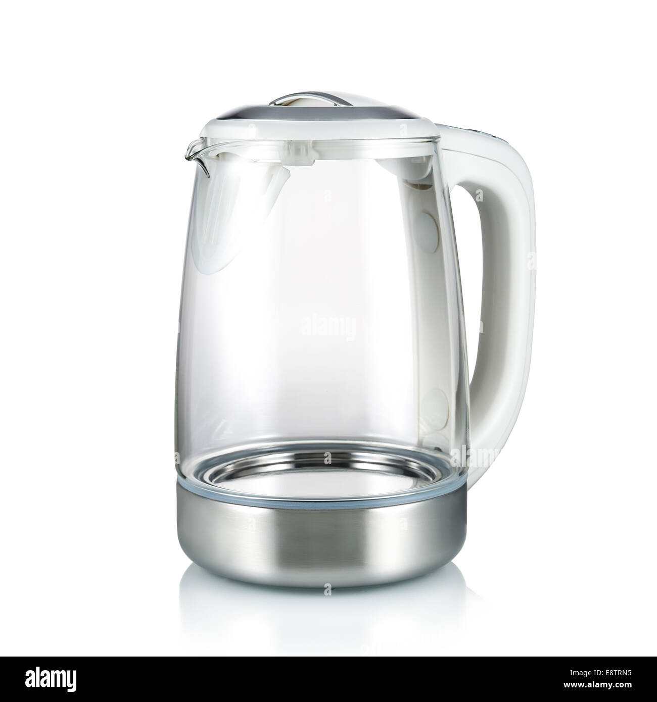Electric kettle isolated on the white background Stock Photo - Alamy