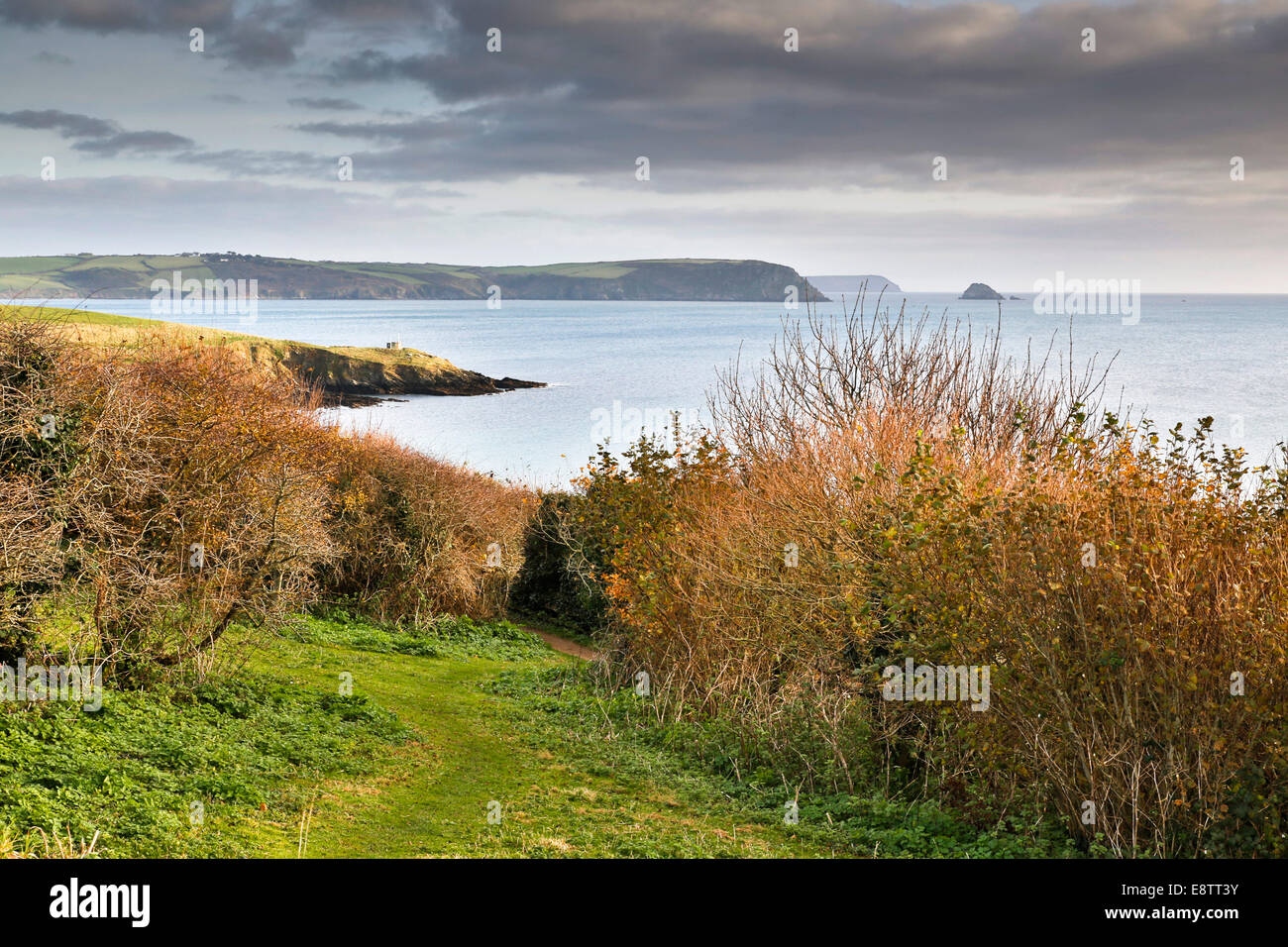 Portscatho; Roseland; Cornwall; UK Stock Photo - Alamy