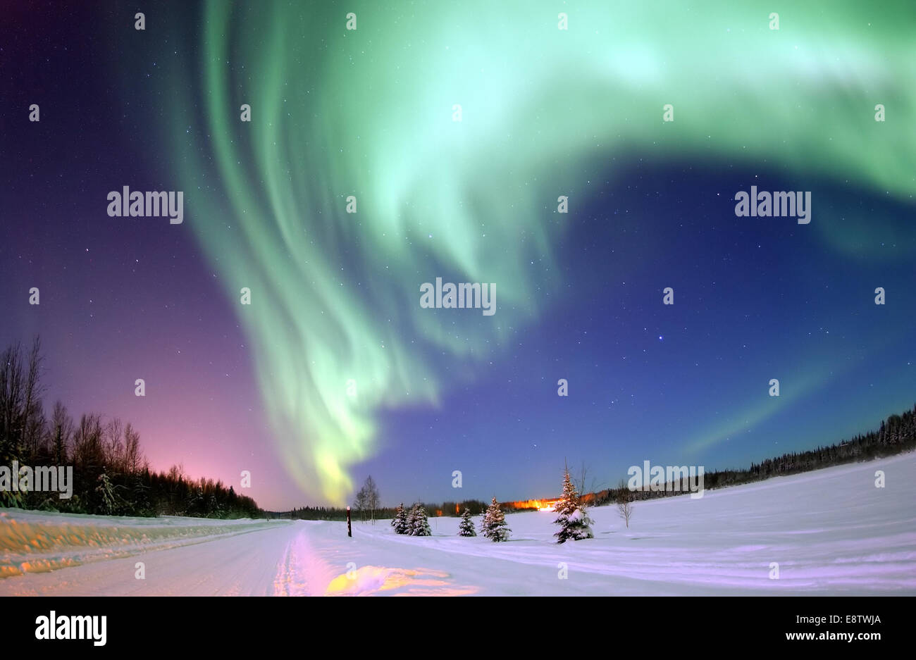 A spectacular aurora over Bear Lake, Alaska, captured by NASA's VISIONS ...