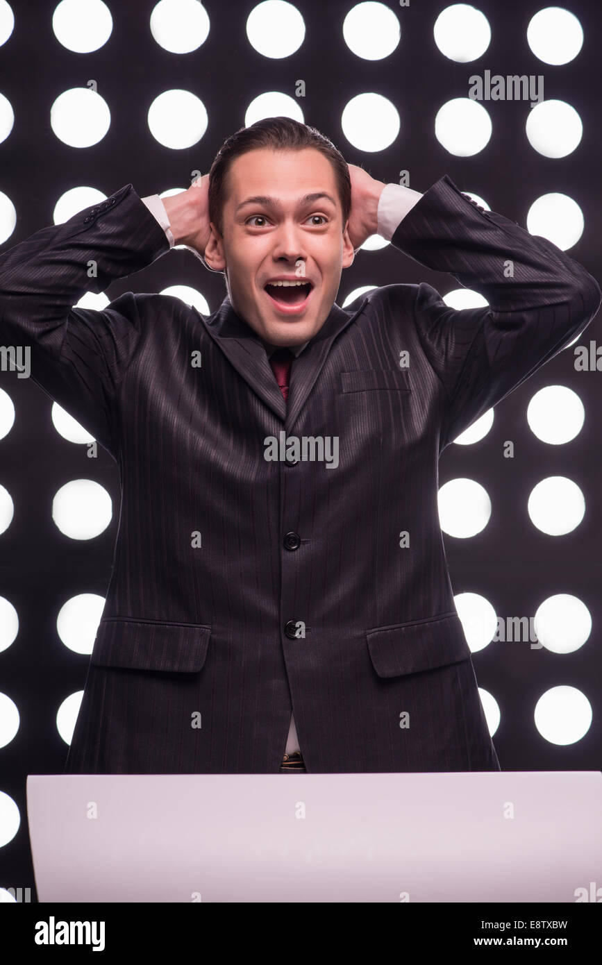 Attractive star tv presenter hi-res stock photography and images - Alamy