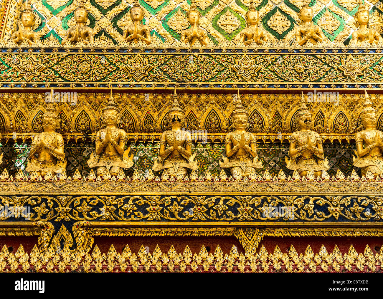 Phra Kaew, Temple of the Emerald Buddha and Grand palace( home of the ...