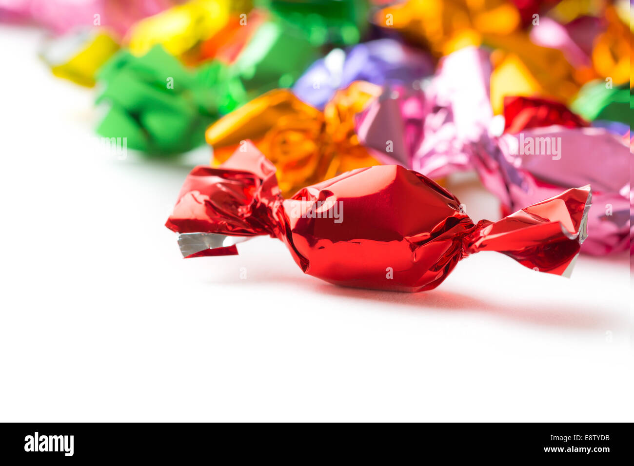 Wrapped hard candies hi-res stock photography and images - Alamy