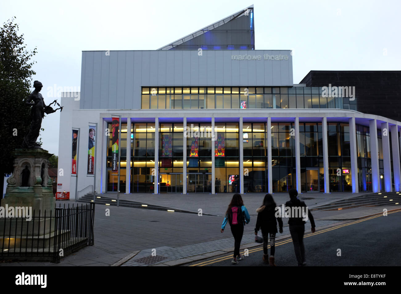the marlowe theatre in the city of canterbury county of kent uk 2014 ...
