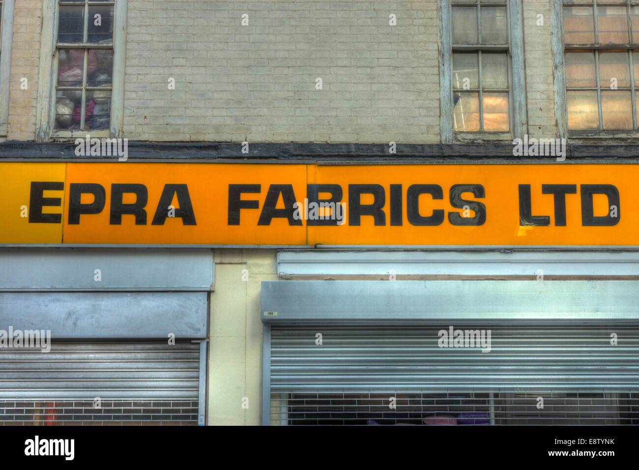Epra FAbrics, Spitalfields Stock Photo - Alamy