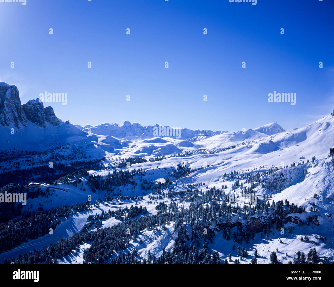 Col Rodella Selva Dolomites Italy Stock Photo - Alamy