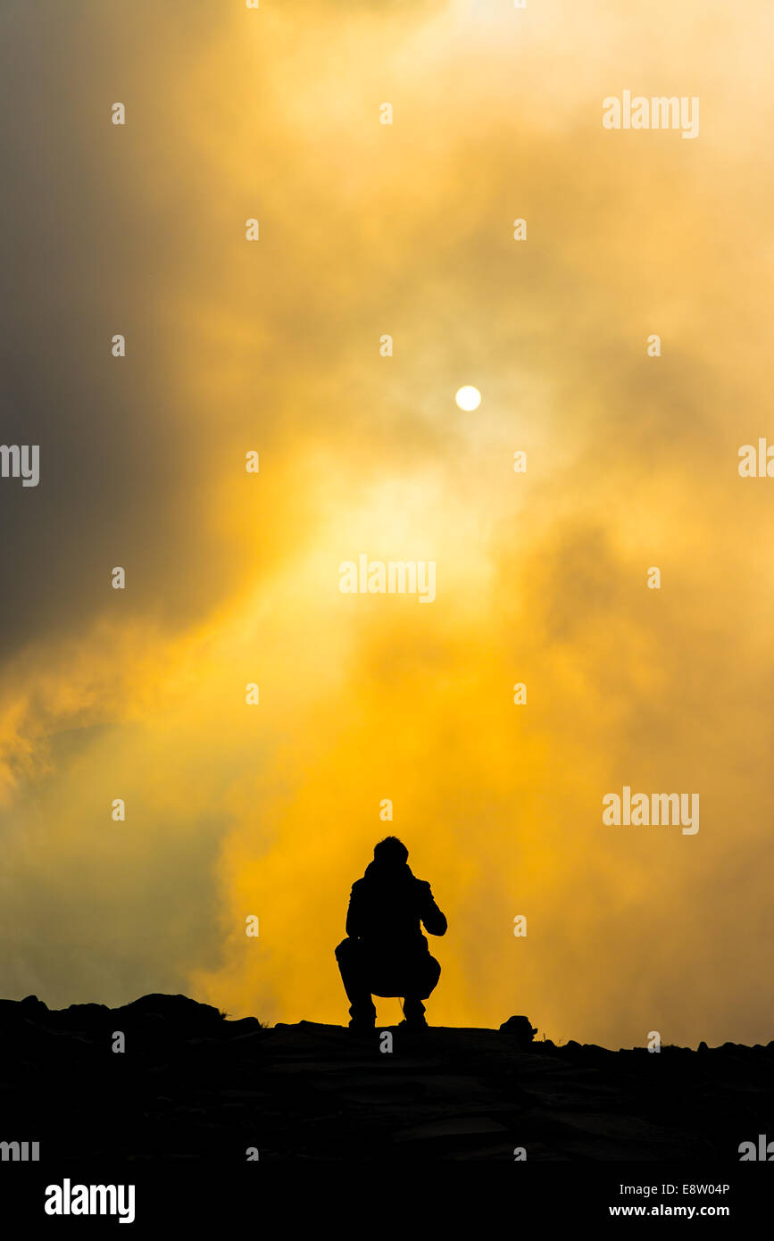 Man alone lonely single sea background hi-res stock photography and ...