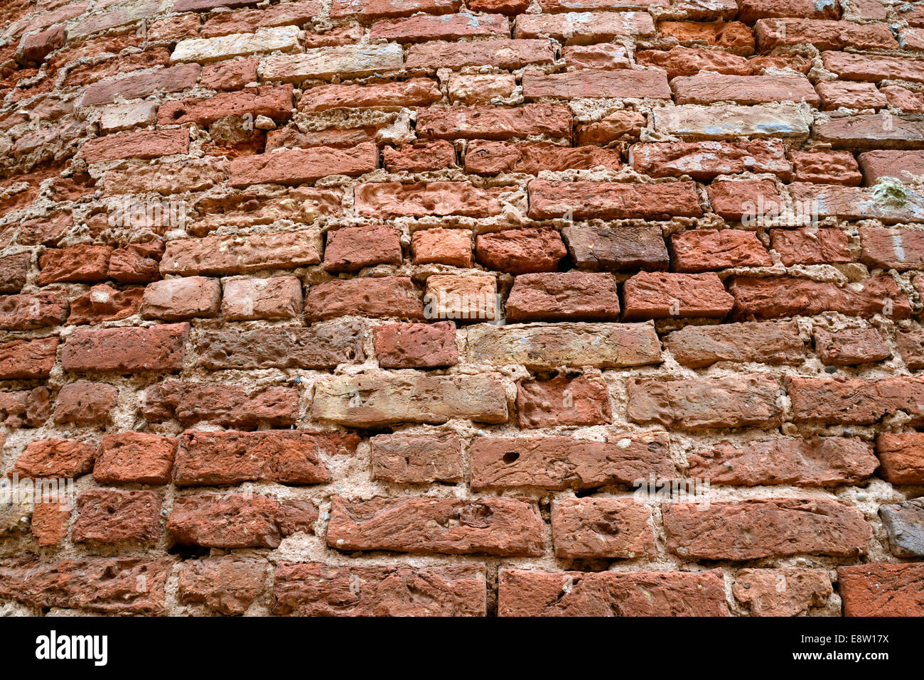 Red brick wall texture Stock Photo - Alamy