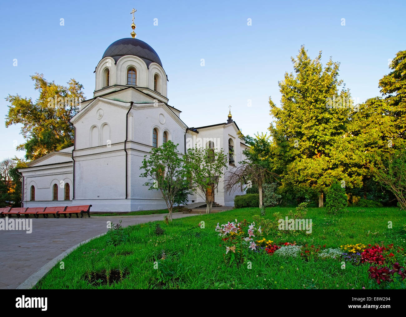 Chapel in graveyard in Conception convent in Moscow Stock Photo - Alamy