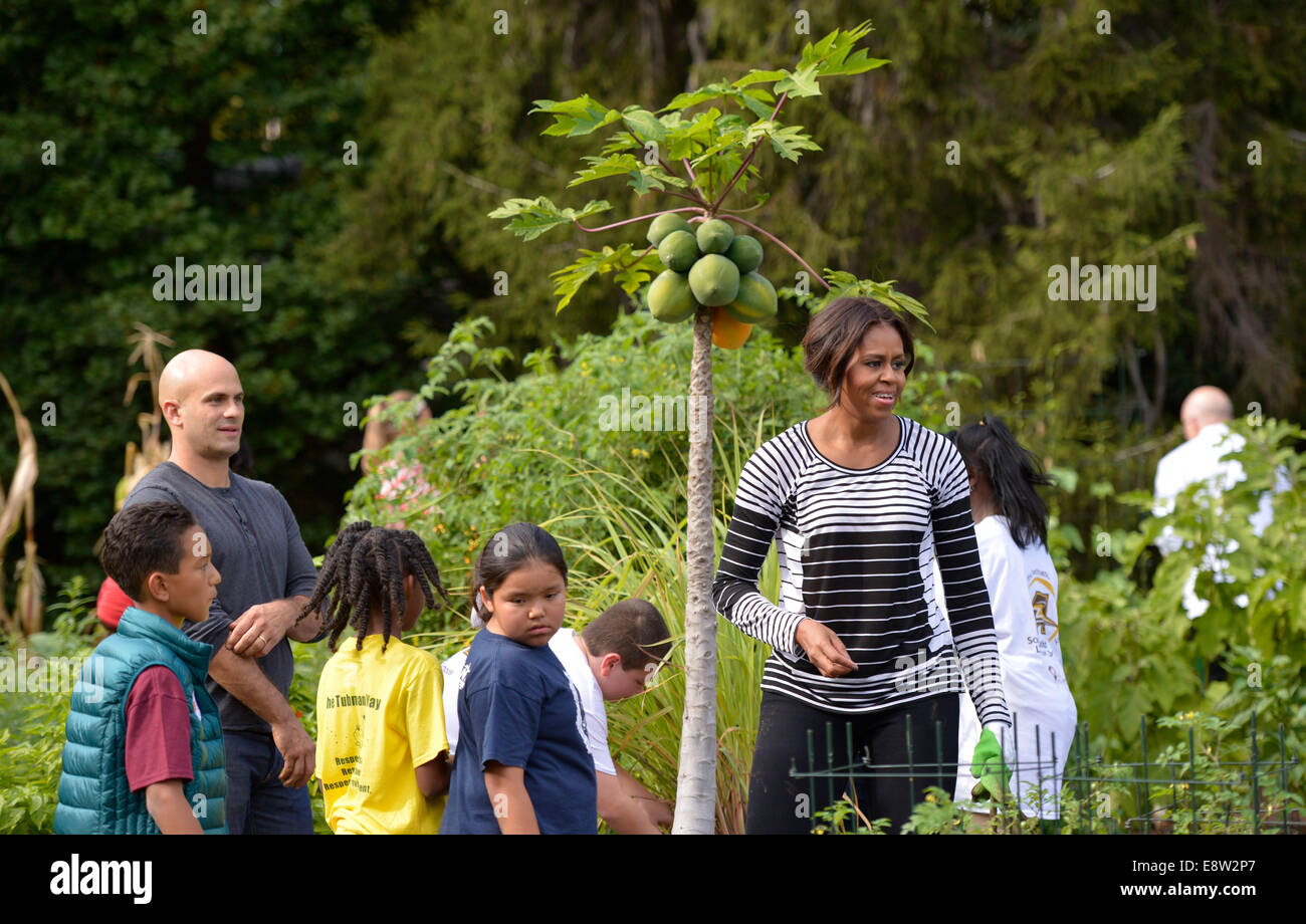 Washington, DC, USA. 14th Oct, 2014. U.S. First Lady Michelle Obama ...